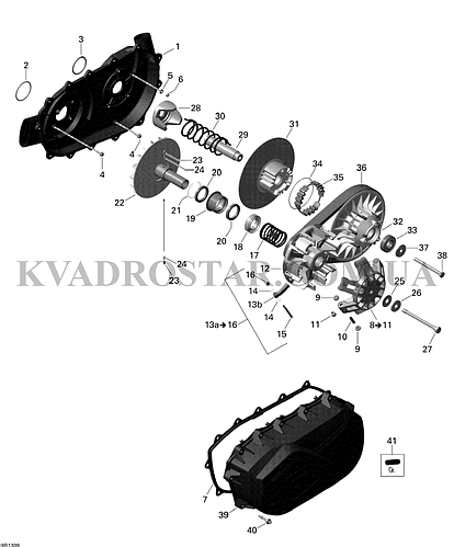 Купити Втулка ролика варіатора для brp can am 417223257, 420233895 ...