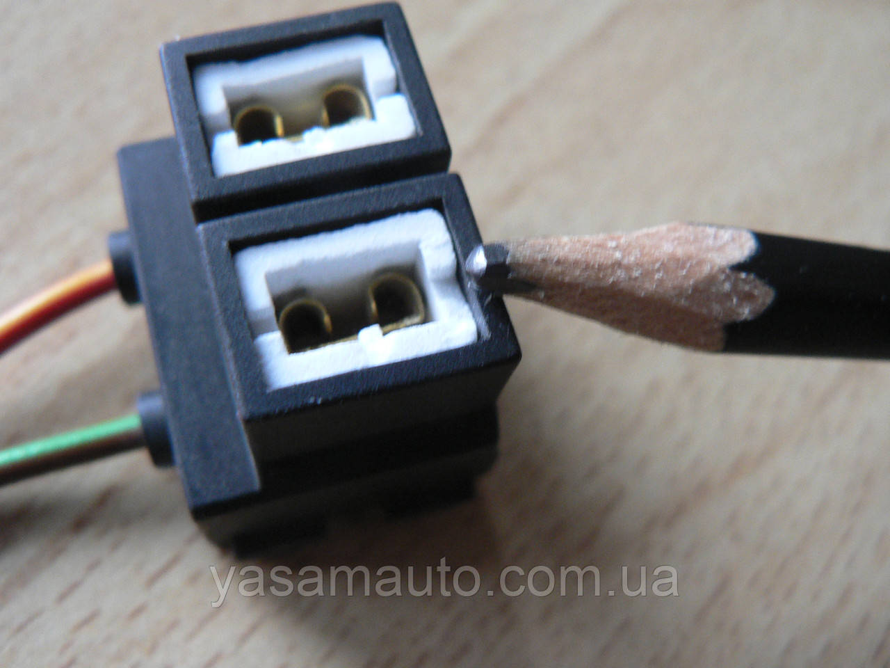 Колодка Фишка Разъем Проводки Фарная Под Цоколь H7 на 2 Контакта с ...
