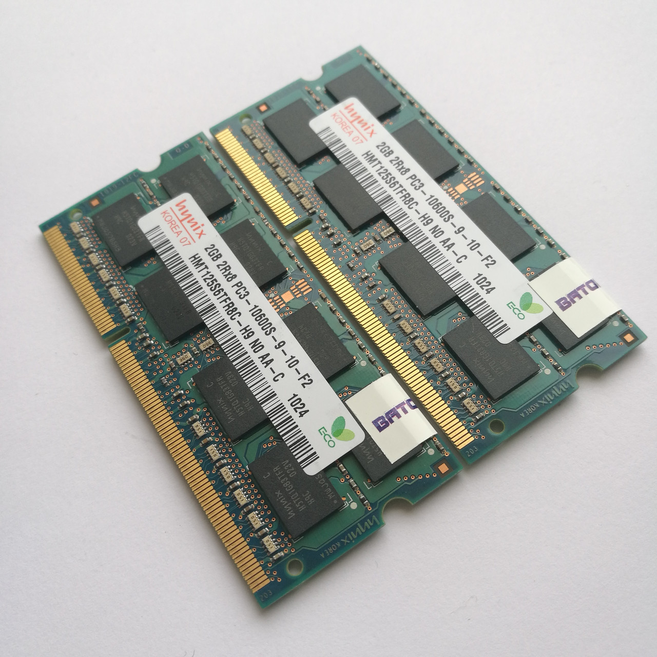 Комплект оперативной памяти Hynix SODIMM DDR3 4Gb (2+2) 1333MHz 10600s CL9 (HMT125S6TFR8C-H9 N0 ...
