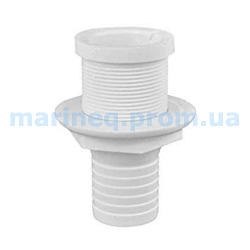 Купить Штуцер сливной, пластиковый, белый, 1-1/2". Арт. базы 11888 ...