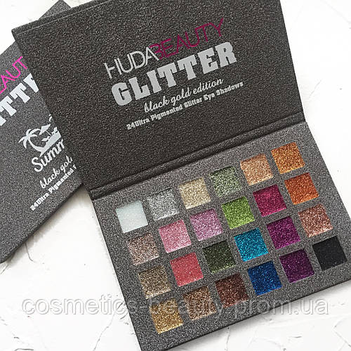 Купить Тени Huda Beauty Ultra Pigmented Glitter Eyeshadow Palette, цена ...