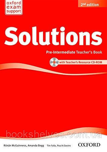 Solutions 2nd Edition Pre-Intermediate teacher's Book + CD-ROM, ціна ...