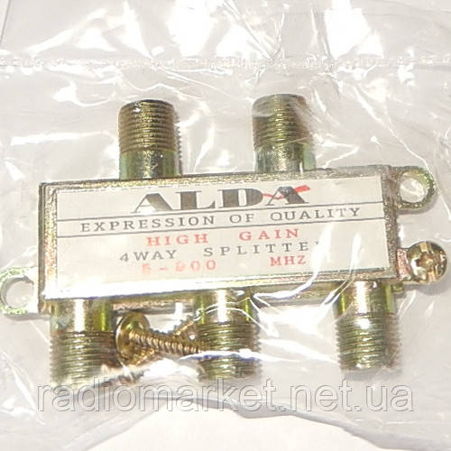 Купить Разветвитель ТВ (splitter) 4-way, Alda, цена 18.50 грн — Prom.ua ...