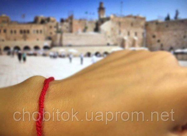 Красная нить из Иерусалима на руку (ID#865463596), цена: 180 ₴, купить ...