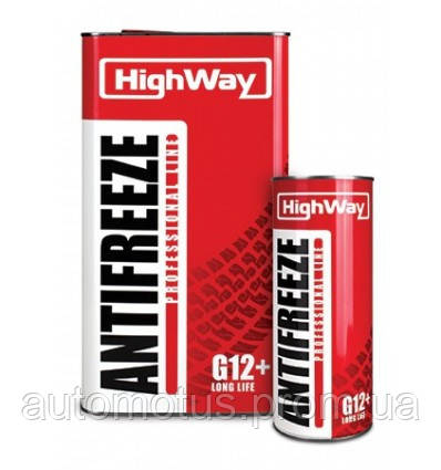 Антифриз HIGHWAY -40 LongLife G12+ красный (канистра) 5л (ID#2139987523), цена: 323.60 ₴, купить ...