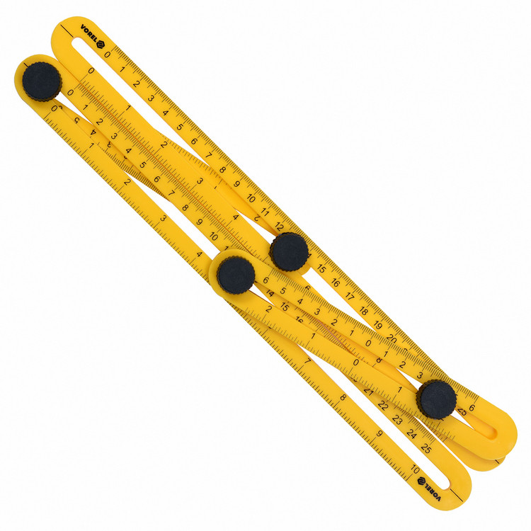 Линейка-шаблон 250 мм VOREL (18470) купить в СТАНОЧНИК