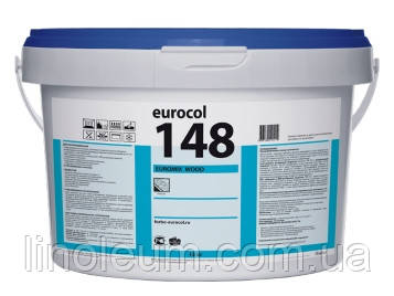 2-К полиуретановый клей для паркета eurocol 148 EUROMIX WOOD (9,625кг ...