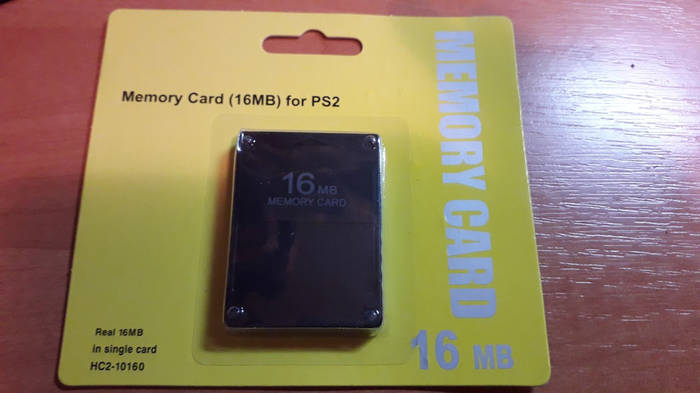 Карта памяти 16Mb Memory card для приставки Sony Playstation 2 PS2 PS1 ...