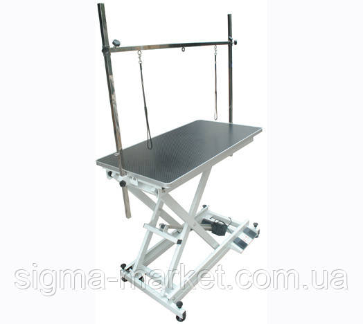 Современный тримерский стол Blovi Moon с электроподъемником, столешница ...