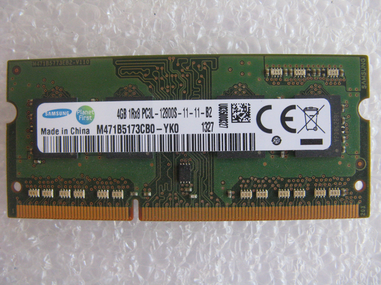Память для ноутбука SoDIMM Samsung DDR3-1600 4GB 1Rx8 PC3L-12800S-11-11-B2, цена 296.25 грн ...