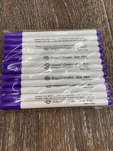 Купити Маркер по тканині самоисчезающий Adger, фіолетовий, ціна 40 грн ...