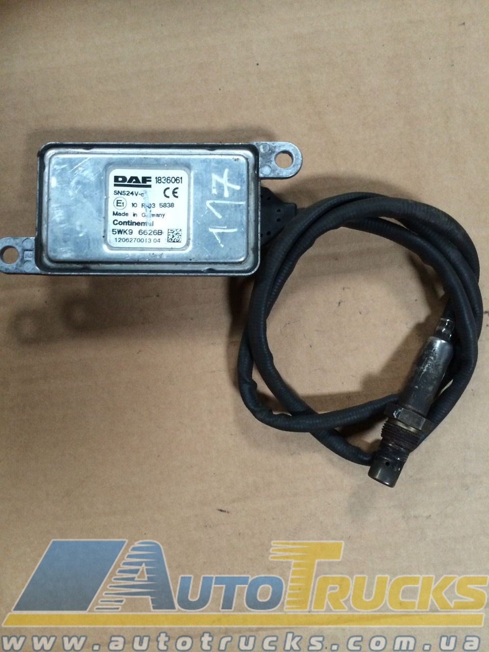 Система AdBlue Датчик NOX, кислородный, после катализатора Б/у для DAF ...