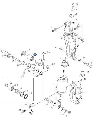 Купить Кабина стабилизатор поперечной устойчивости Б/у для Scania ...