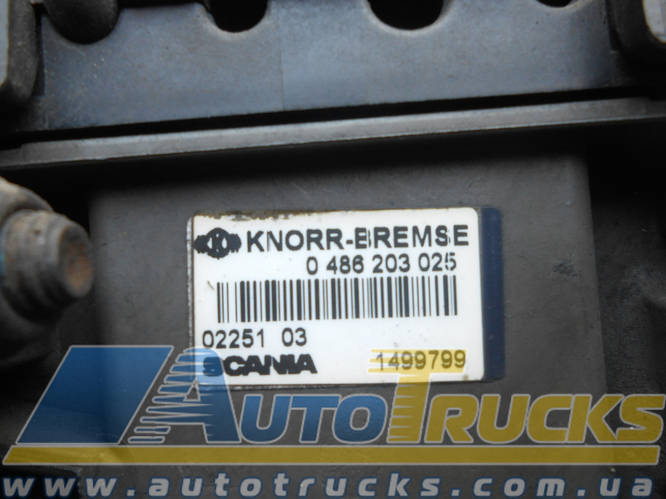 Кран EBS Б/у для Scania (1423910; 1499799; 0486203009; 0486203025 ...