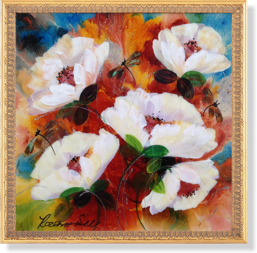 Репродукция современной картины "Бермудские розы" 50 х 50 см (ID ...