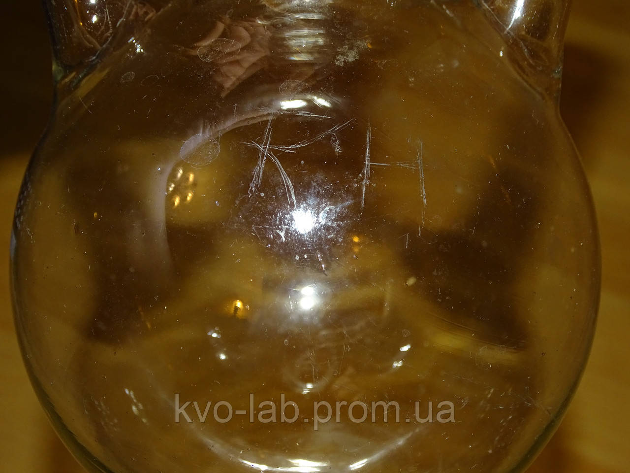 Колба круглодонная трехгорлая КГУ-3-1000-14/23-29/32-14/23 уценка ...