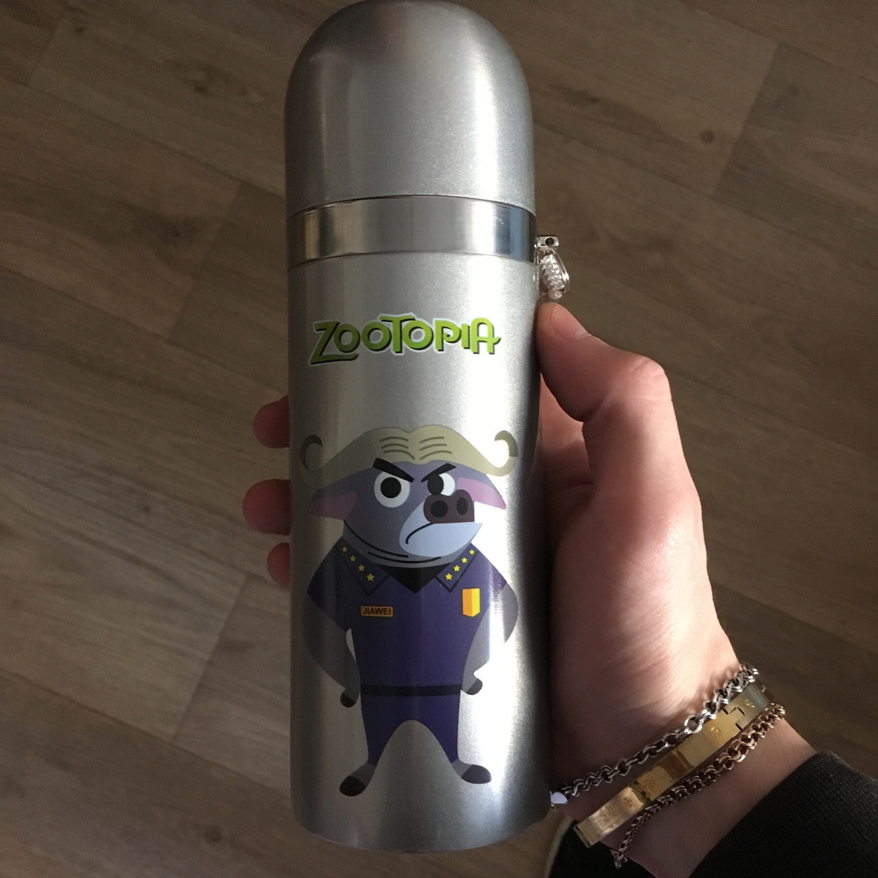 Купить Термос детский Zootopia Герои Зверополис термочашка 500 мл серый ...