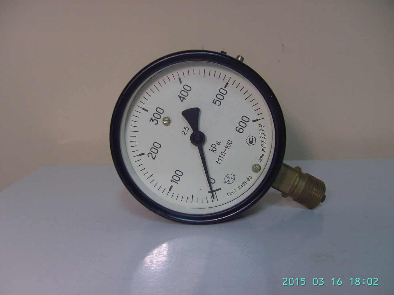 Купити Манометр МТП-100 до 600 кРа кл. точності 2,5, ціна 200 грн ...