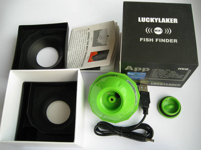 Купить Fish finder Lucky ff-916 luckylaker - wi-fi эхолот беспроводной ...