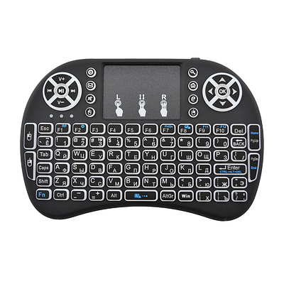 Беспроводная клавиатура с тачпадом wireless MWK08 (I8) белая! наилучший ...