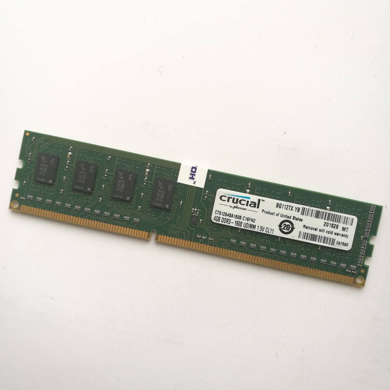Оперативная память Crucial Ddr3 4gb 1600mhz Pc3 12800u Cl11