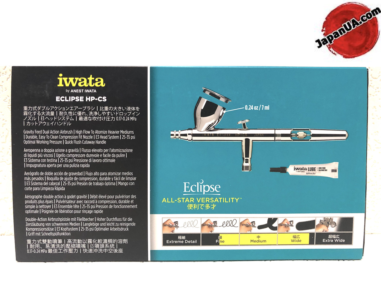Аэрограф Iwata HP-CS – аэрограф Ивата серии Eclipse - Anest Iwata!
