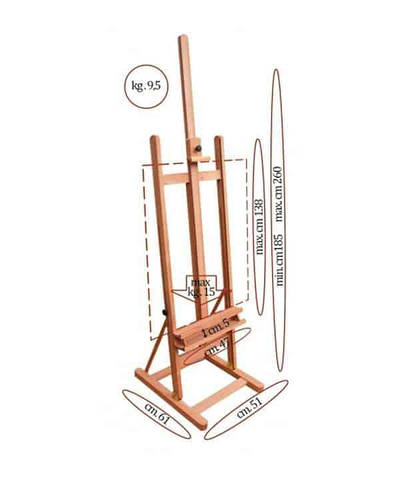 Мольберт художній №31, ціна: 2149 ₴, купити на Prom.ua