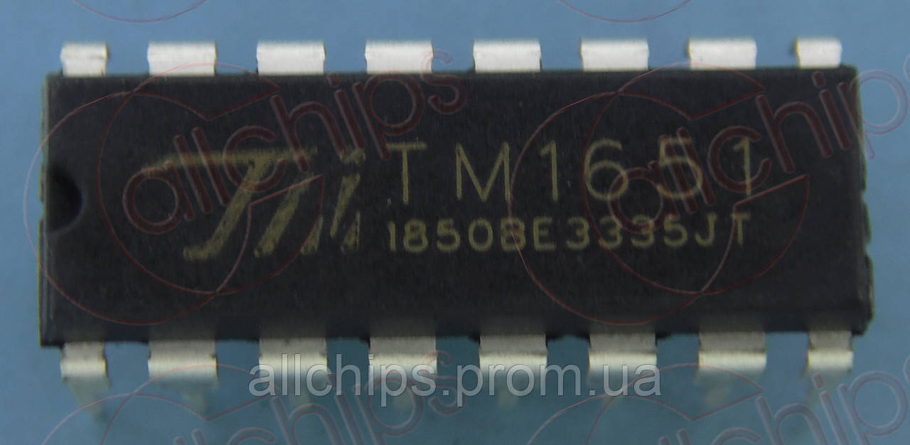 Контролер LED індикатора TM TM1651 DIP16 (ID#104027179), ціна: 25.18 ...