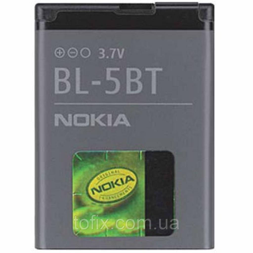 Батарея (акб, аккумулятор) Nokia BL-5BT для телефонов Nokia. 870 mAh ...