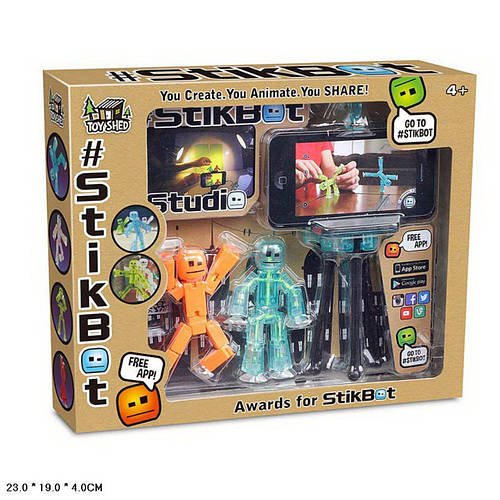 Набір фігурок стікбот для творчості анімації StikBot зі штативом для ...