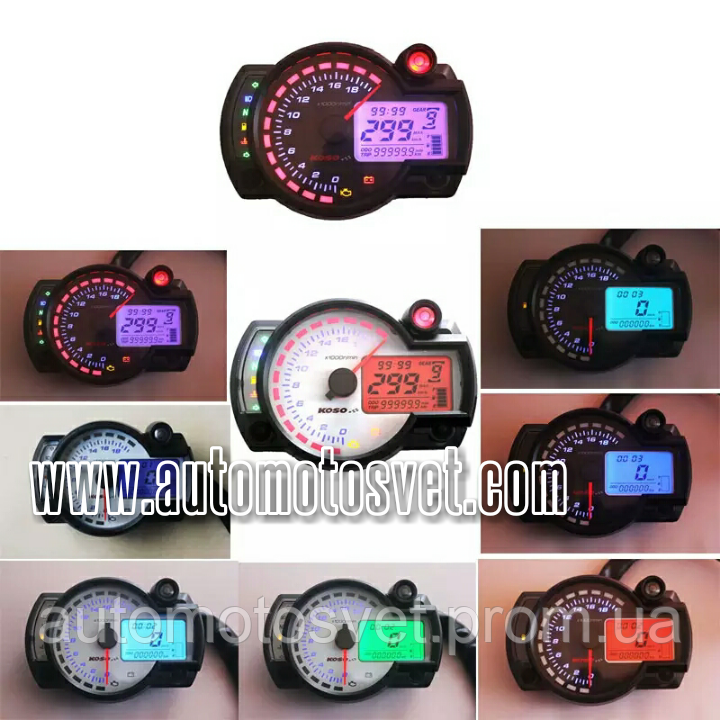Универсальный Спидометр Koso Rx2n Automotosvet — Купить Недорого на ...