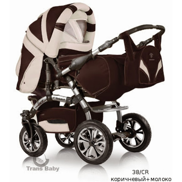 Купити Коляска-трансформер Trans Baby Prado lux синій + металік 34/16 ...