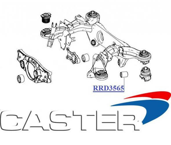 Полиуретановый сайлентблок рычага амортизационной стойки к балке ...
