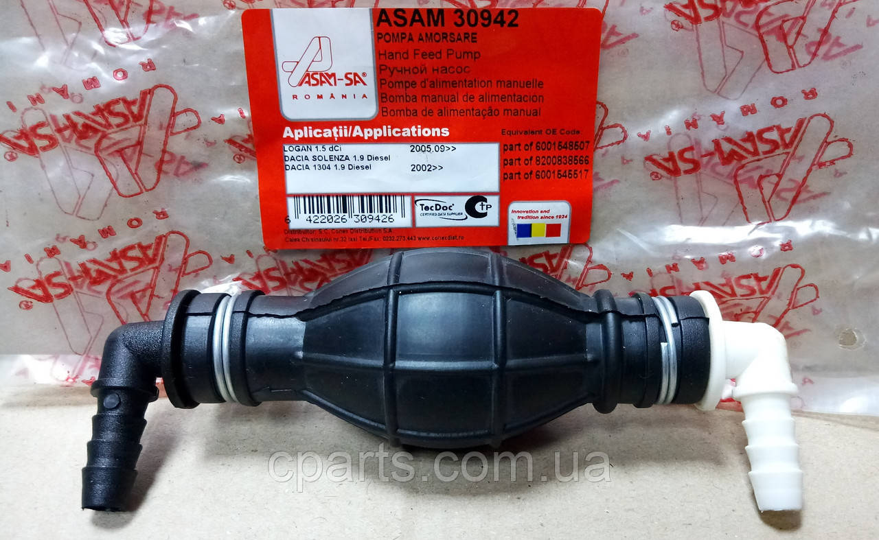 Груша підкачування палива Renault Logan 1.5 DCI (Asam 30942) (середня ...