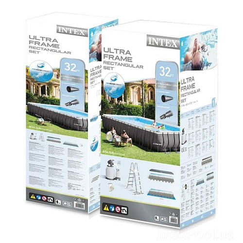 Купити Бассейн каркасный Intex 26378, 975 х 488 х 132 см с ...