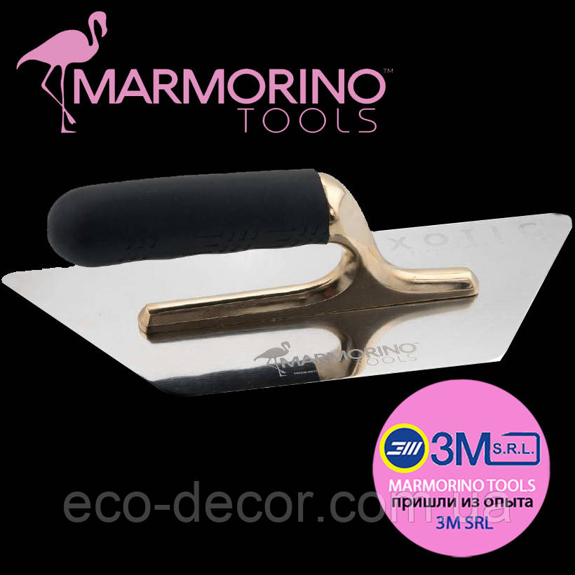 Кельма венеціанська 240х100х0,6 мм трапеція збоку лівостороння Marmorino Tools (26092), ціна ...