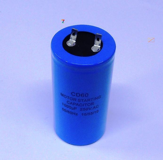 Купить Пусковой конденсатор 1000 мкФ 250 V CD60 для электродвигателя ...