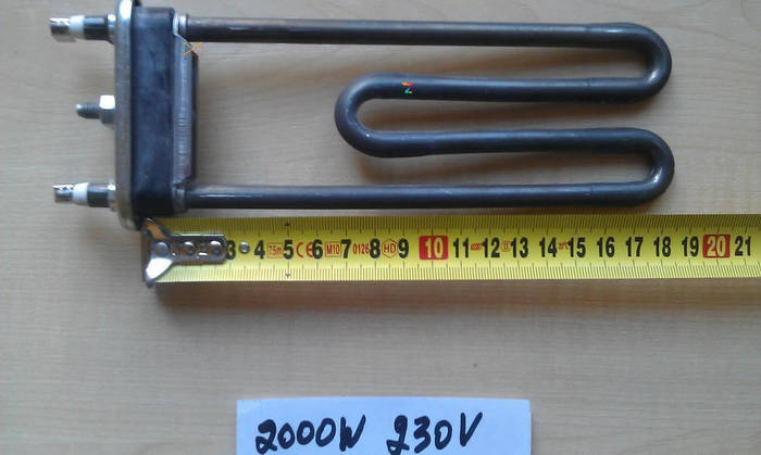Купить Тэн на стиральную машину 2000 W / L=190мм (без места под датчик ...