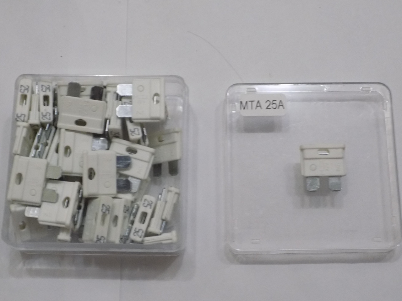 Предохранитель Автомобильный MTA 25A "белый" (производство MTA, Китай ...
