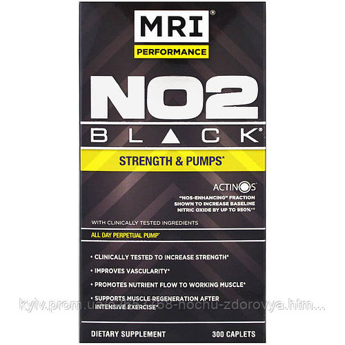 Купити MRI, MRI Performance, NO2 Black, 300 капсул, ціна 3185 ₴ - Prom ...
