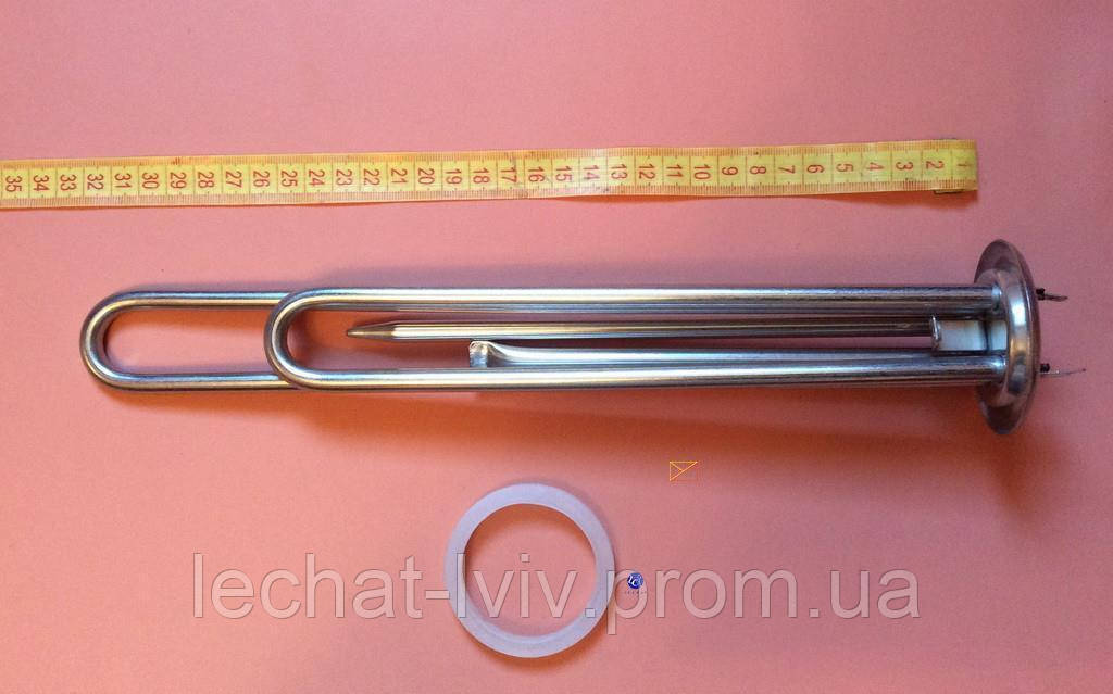 Тэн для Бойлеров Термекс 2000 Вт Из Нержавейки на Фланце Ø63мм, Прямой ...