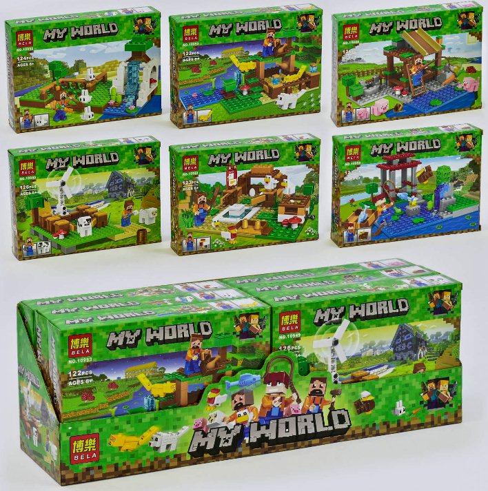 Конструктор BELA Minecraft My world 122-126 элементов 10948-10953, цена ...