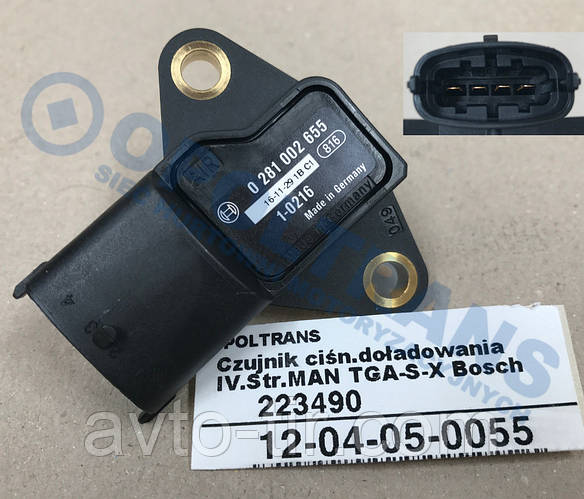 Датчик тиску турбіни MAN / DAF 51274210198 1326649 51274210179 ...