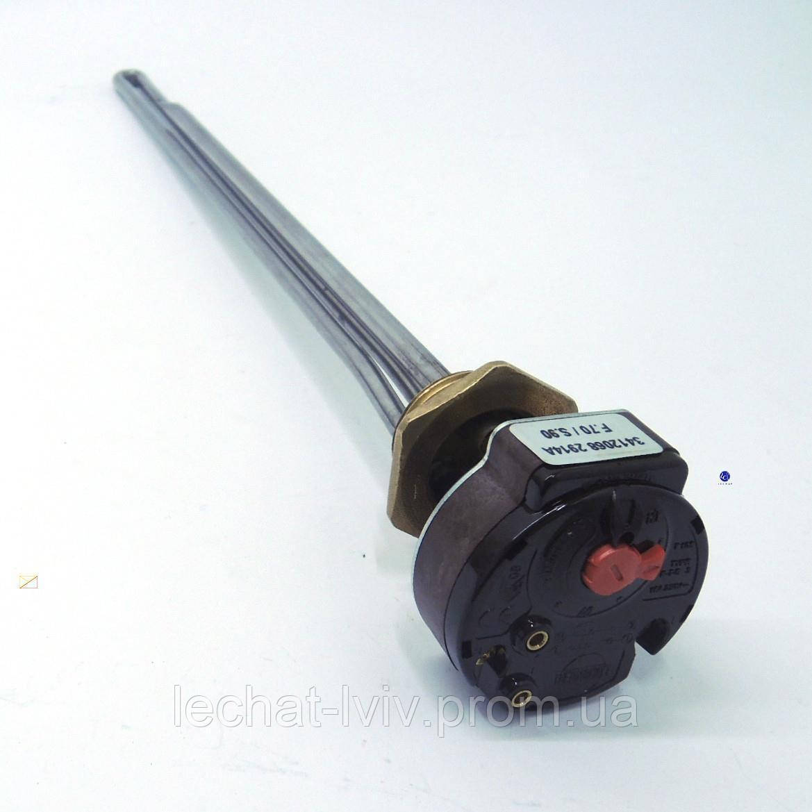 ТЭН 300 Вт с Термостатом 16 А + Аварийка для Алюминиевого Радиатора ...