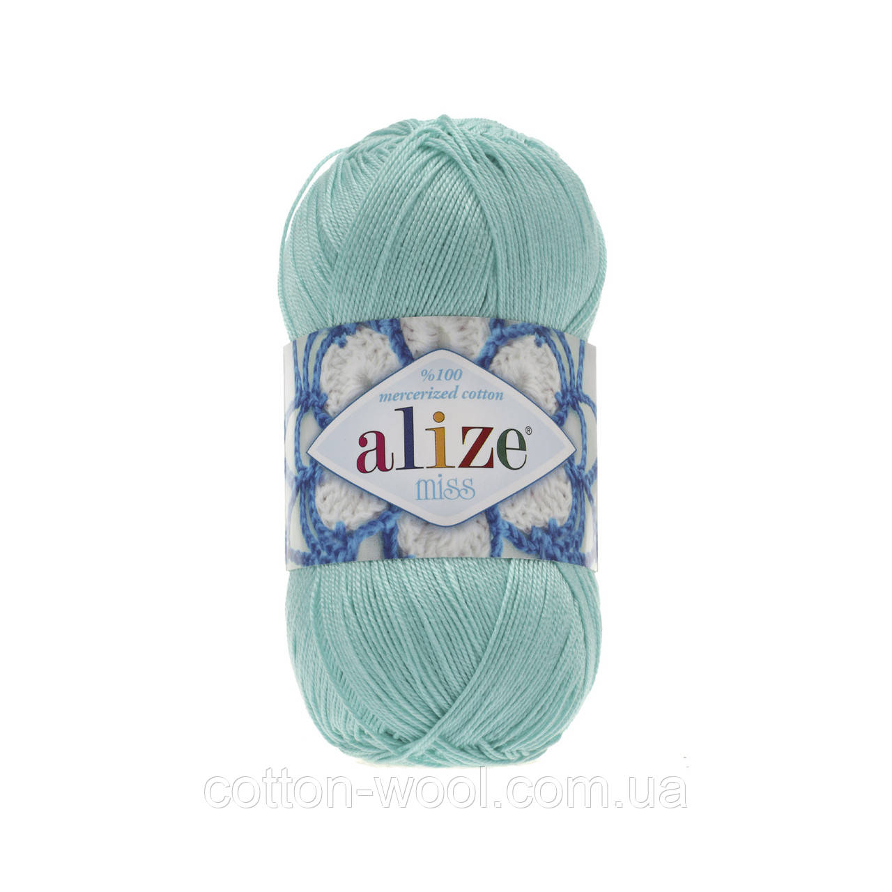 Alize Miss (Алізе Міс) 100% мерсеризована бавовна 15 м'ятний лід ...