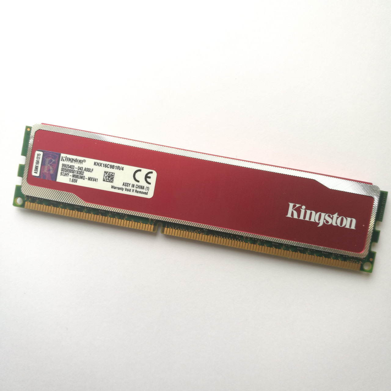 Игровая оперативная память Kingston HyperX red DDR3 4Gb 1600MHz PC3 ...