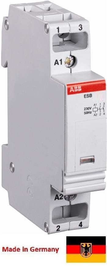 Контактор модульний ABB ESB 20-20, 24 В, 2НО, ціна: 975.15 ₴, купити на Prom.ua