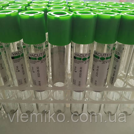 Вакуумные пробирки VACUTEST PLAST для плазмолифтинга с Na-Гепарином ...