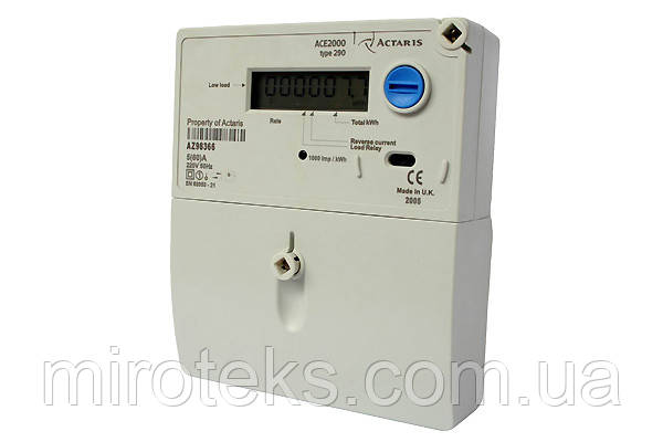 Однофазный двухтарифный (многотарифный) счетчик электроэнергии ACE 2000 ...