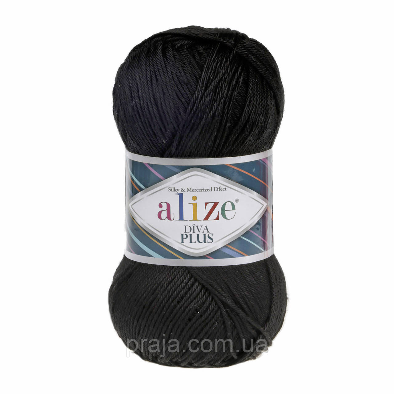 Alize Diva Plus - 60 черный, цена 344 грн — Prom.ua (ID#902880508)